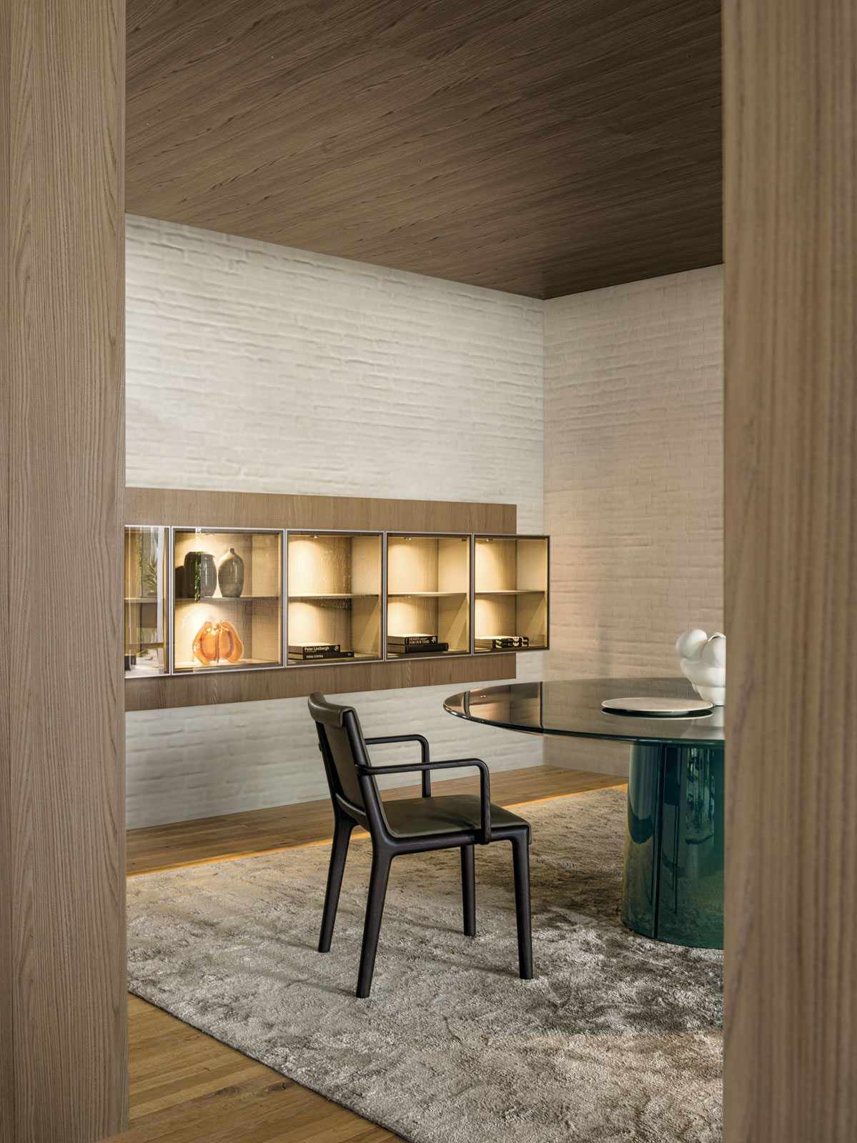 Librería Pass-Word Evolution Grid-up Wall Unit de Molteni&C | Corsobori
